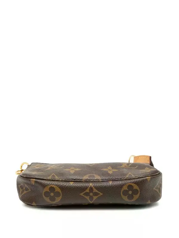 LOUIS VUITTON 2007 Monogram Mini Pochette Accessoires Handbag - Brown