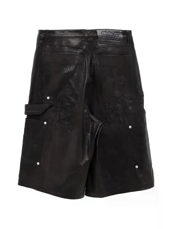 AMAL GUESSOUS Cross-motif Shorts