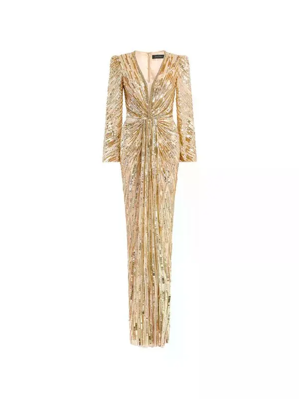 Jenny Packham Darcy Sequin-embellished Maxi Dress