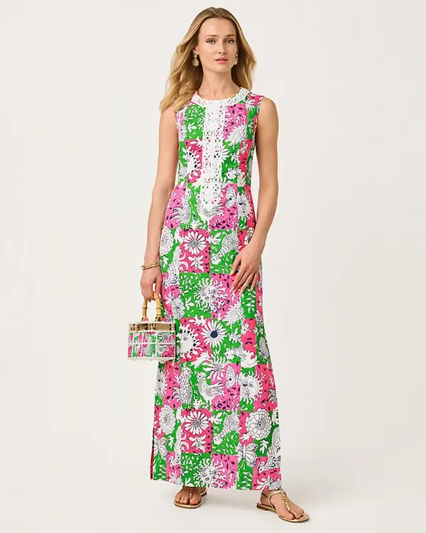 Lilly Pulitzer® Barberine Stretch Maxi Shift Dress