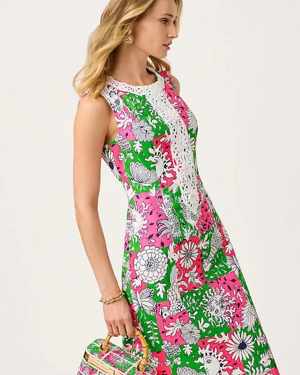 Lilly Pulitzer® Barberine Stretch Maxi Shift Dress