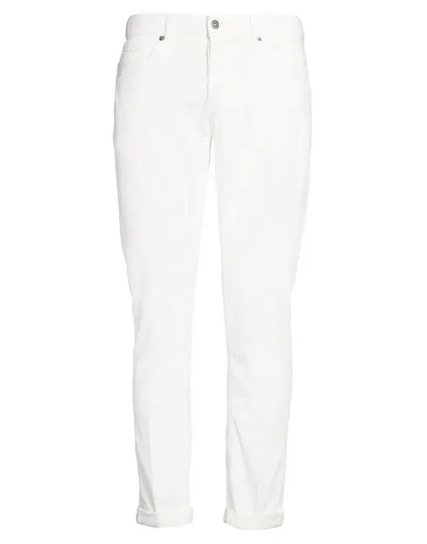 DONDUP Corduroy Tapered Leg Pants - White