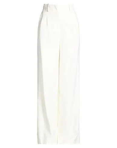 Peserico Wide-leg Virgin Wool Pants - Ivory