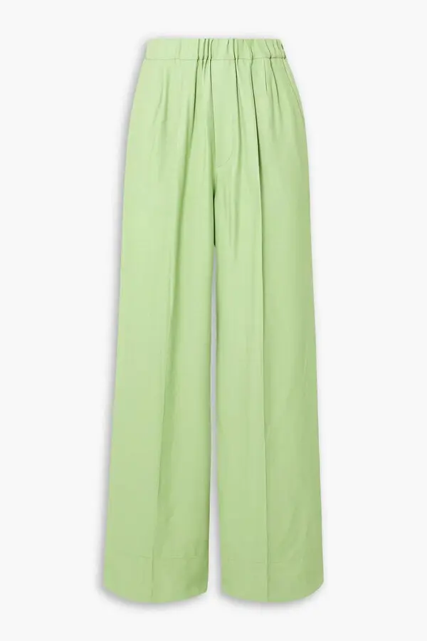 Gauchere Tori Twill Wide-leg Pants
