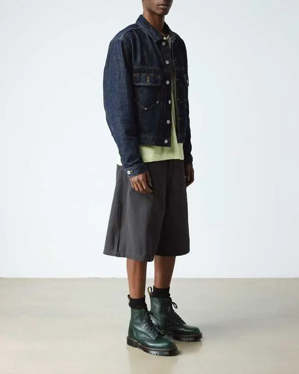 Dr. Martens 1460 Pascal Made In England Leather Boots - Green