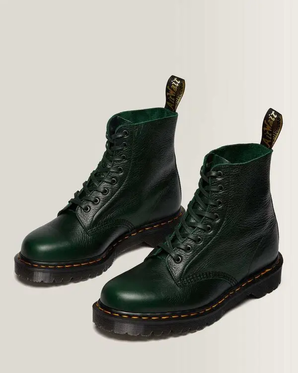 Dr. Martens 1460 Pascal Made In England Leather Boots - Green