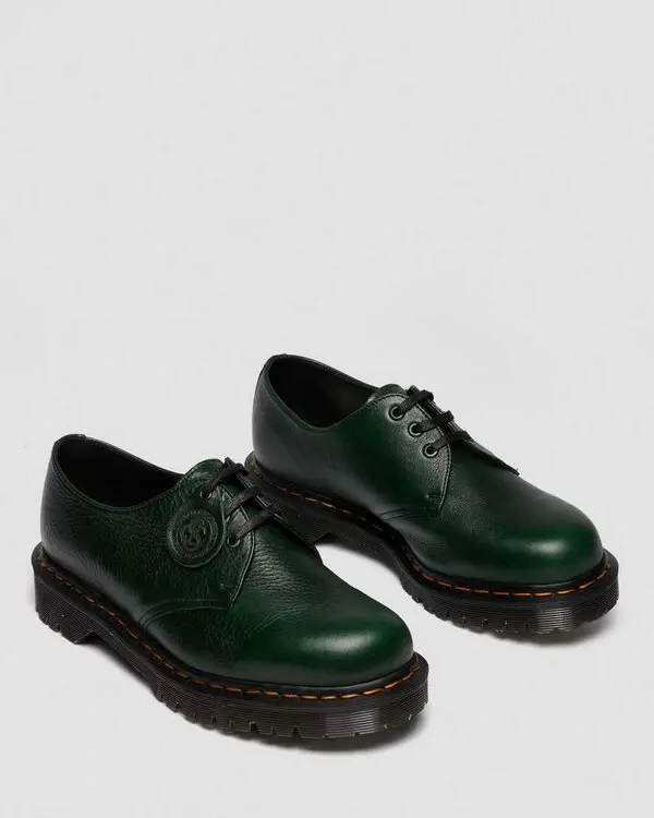 Dr. Martens 1461 Made In England Leather Shoes - Green