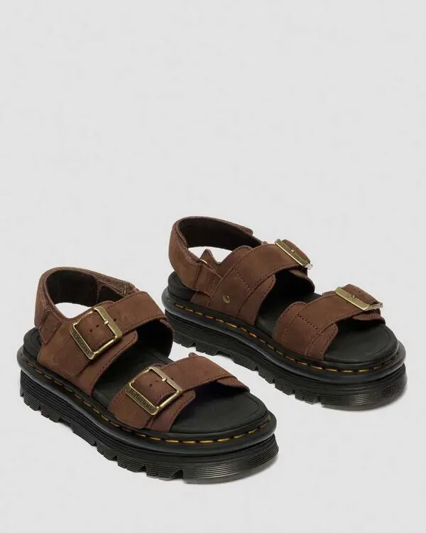Dr. Martens Zebzag Nubuck Platform Sandals