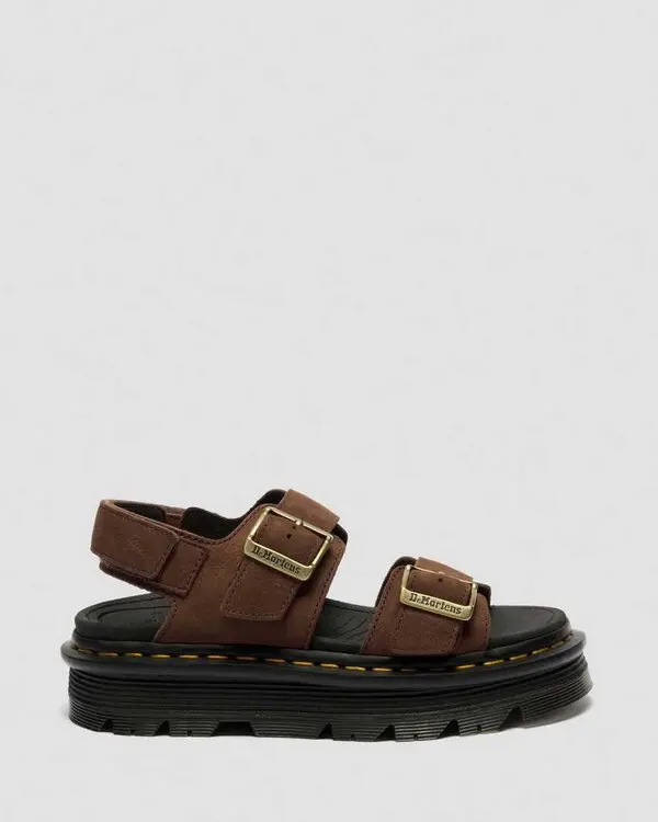 Dr. Martens Zebzag Nubuck Platform Sandals