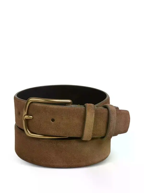 Officine Creative Suede Belt - Neutrals