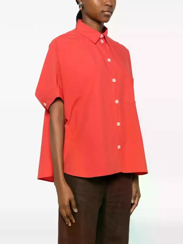 OTTOD'AME Pointed-collar Pocket Shirt