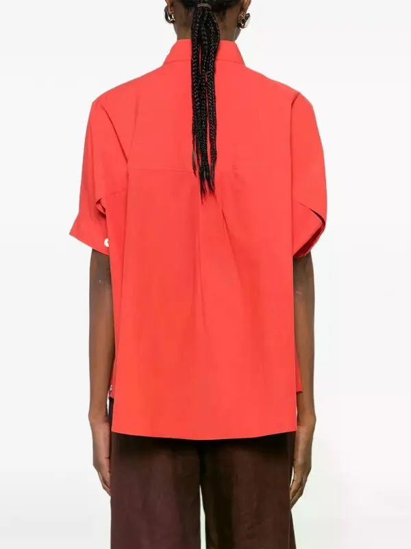 OTTOD'AME Pointed-collar Pocket Shirt