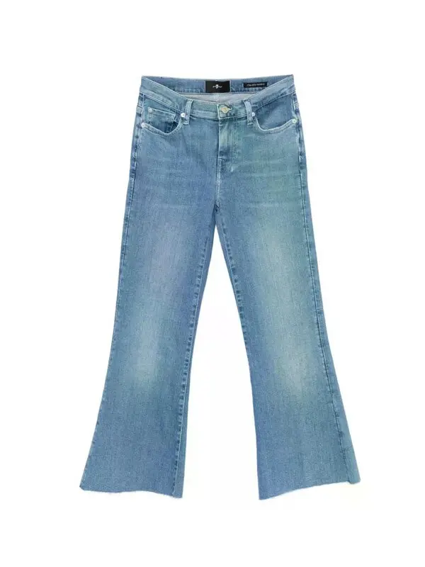 7 For All Mankind Cropped Flare Jeans