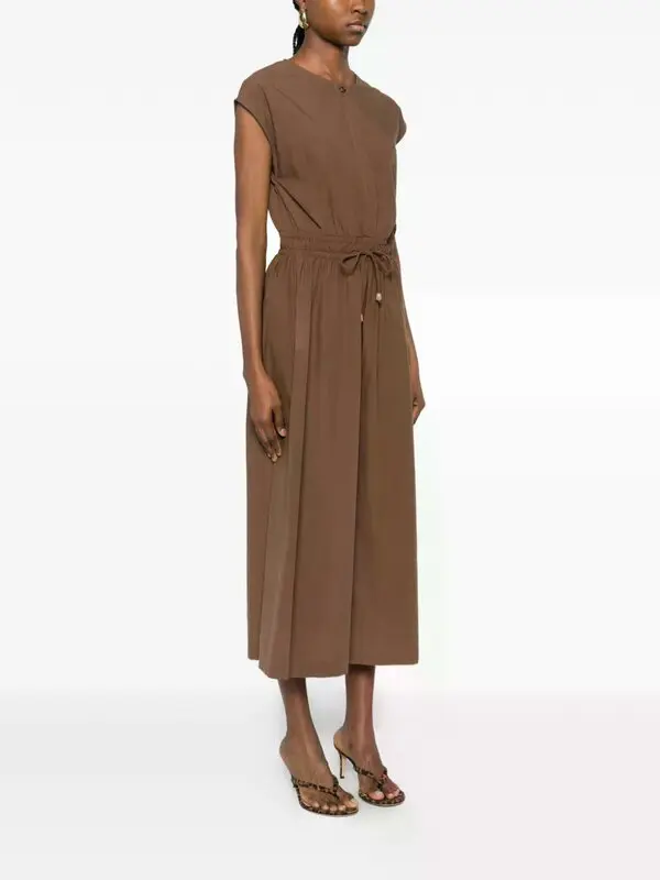 OTTOD'AME Drawstring Sleeveless Maxi Dress