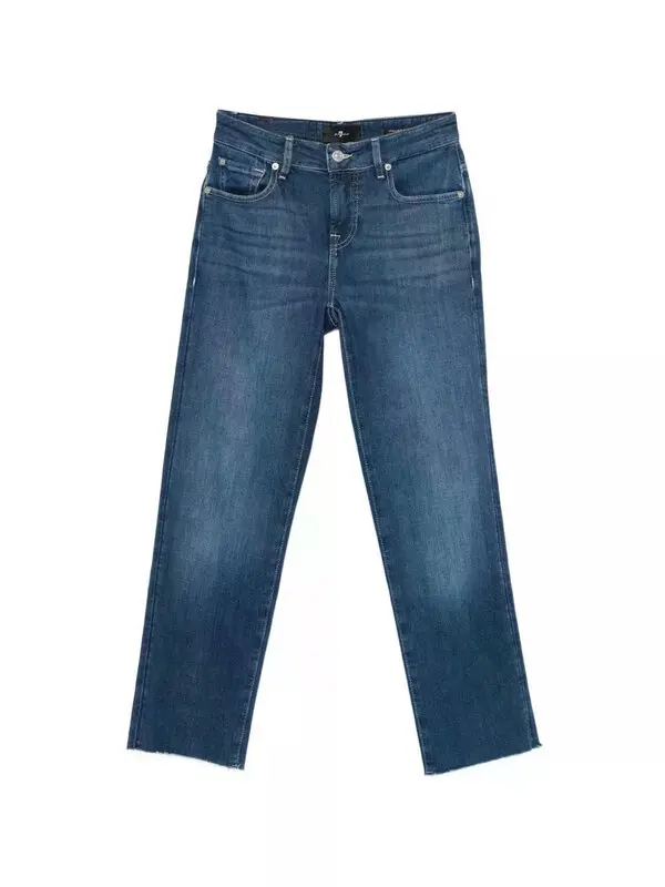 7 For All Mankind Five-pocket Straight Jeans