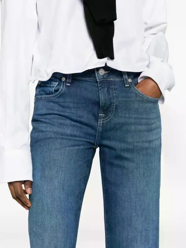 7 For All Mankind Five-pocket Straight Jeans
