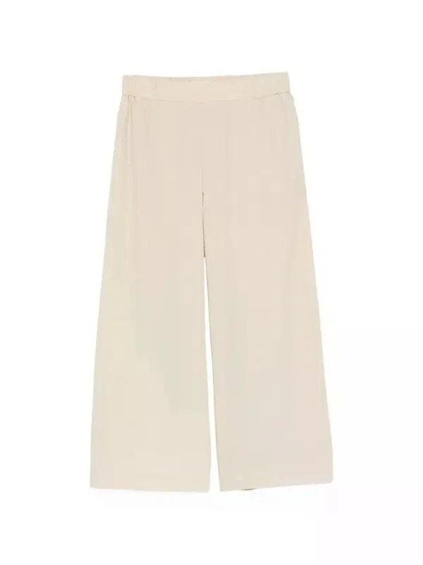 OTTOD'AME Cropped Elastic-waistband Trousers