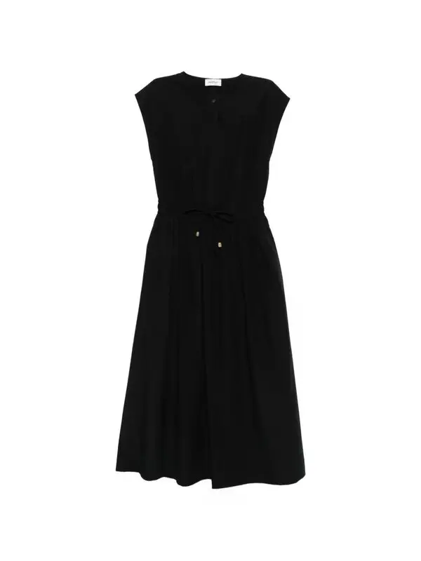 OTTOD'AME Drawstring Sleeveless Midi Dress