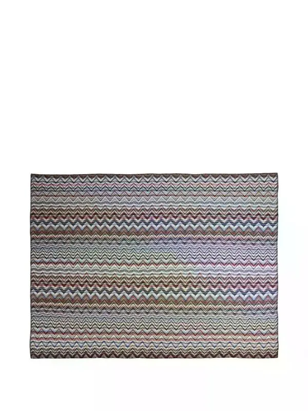 Missoni Zigzag-pattern Blanket - White