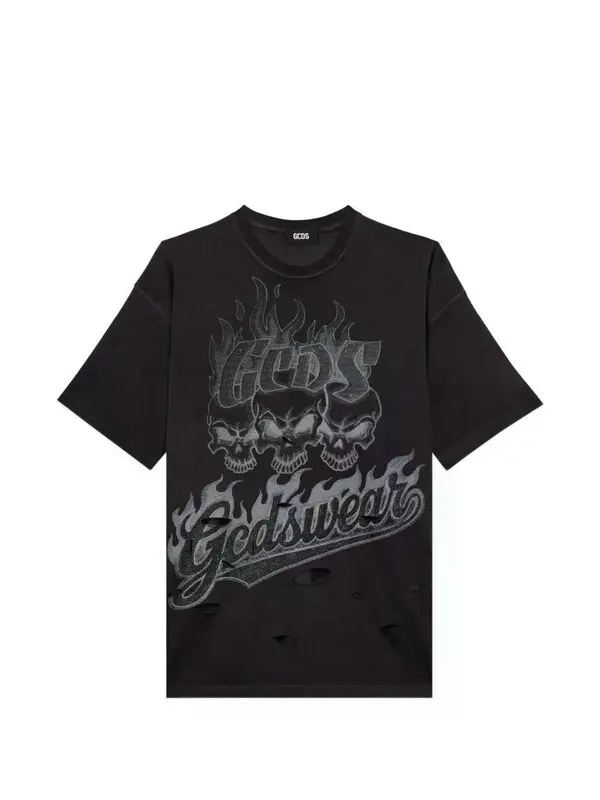 Gcds Skull-print T-shirt
