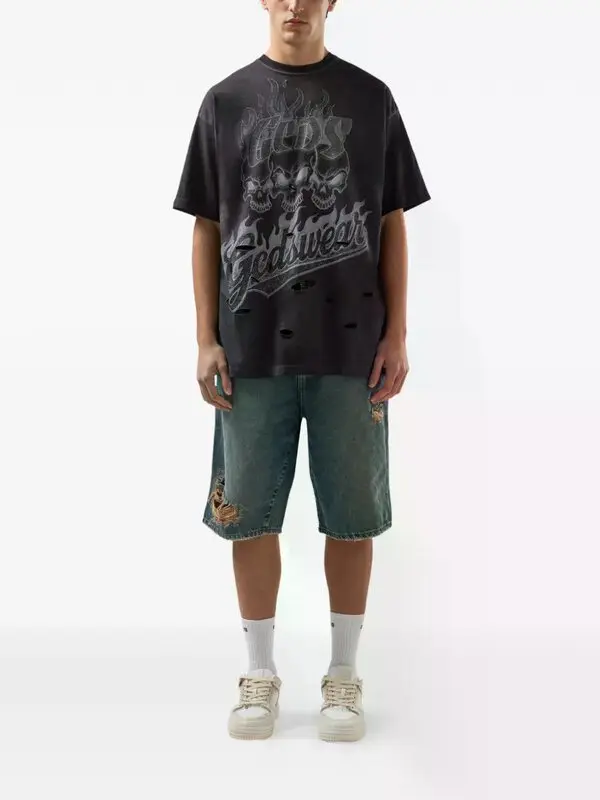 Gcds Skull-print T-shirt