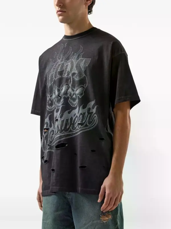 Gcds Skull-print T-shirt
