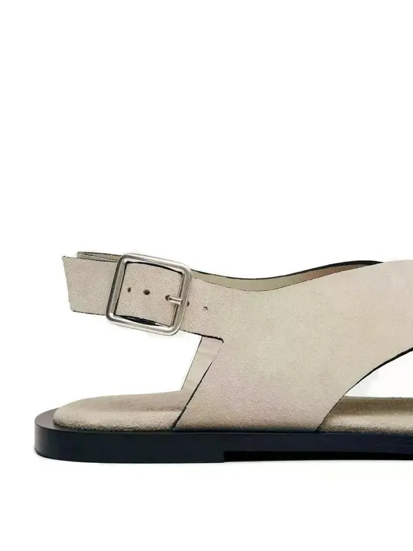 ALOHAS Criss-cross Buckle Sandals - Neutrals