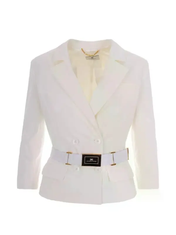 Elisabetta Franchi Belted Fitted Jacket