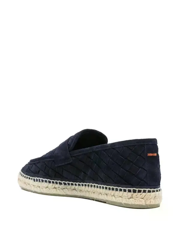 CastaÑer Woven Espadrille Loafers - Blue