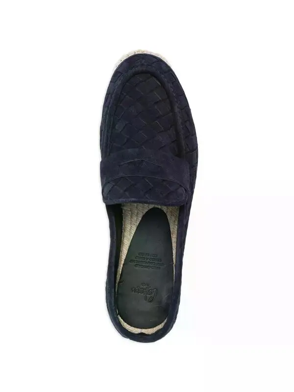 CastaÑer Woven Espadrille Loafers - Blue