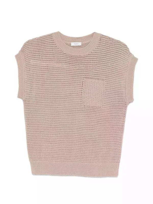Peserico Patch-pocket Knit Vest