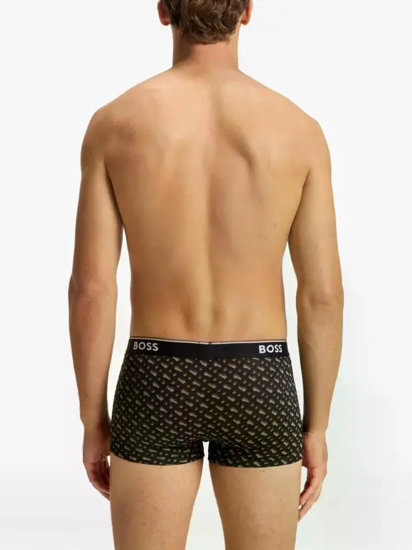 BOSS Patterned Logo Boxers Pack Of Three