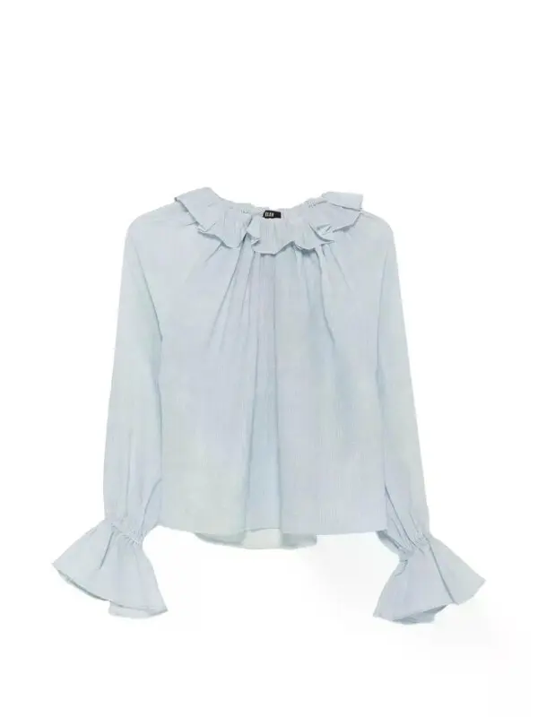 ELEH Ruffled-sleeve Blouse