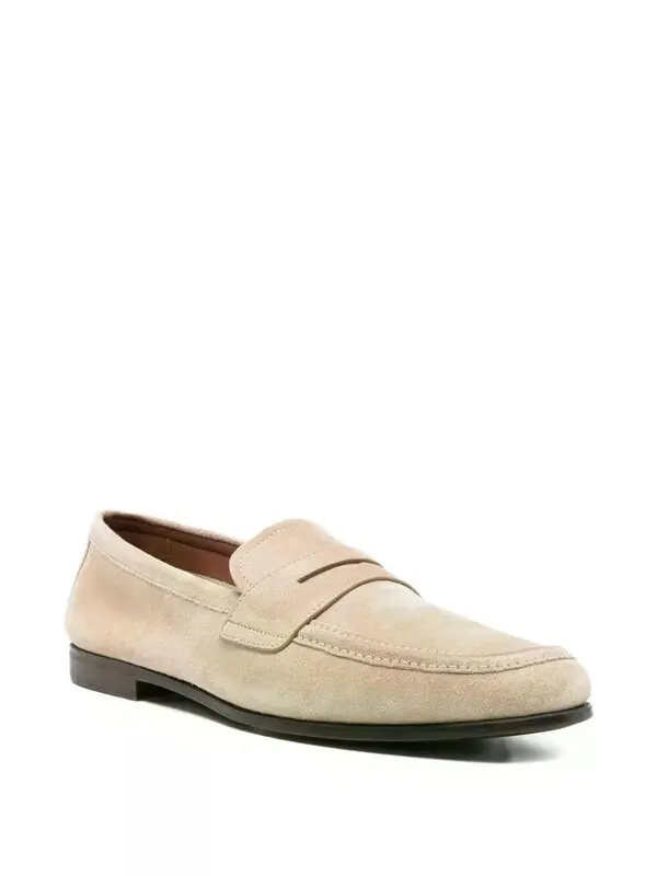 Church's Suede Panelled Loafers