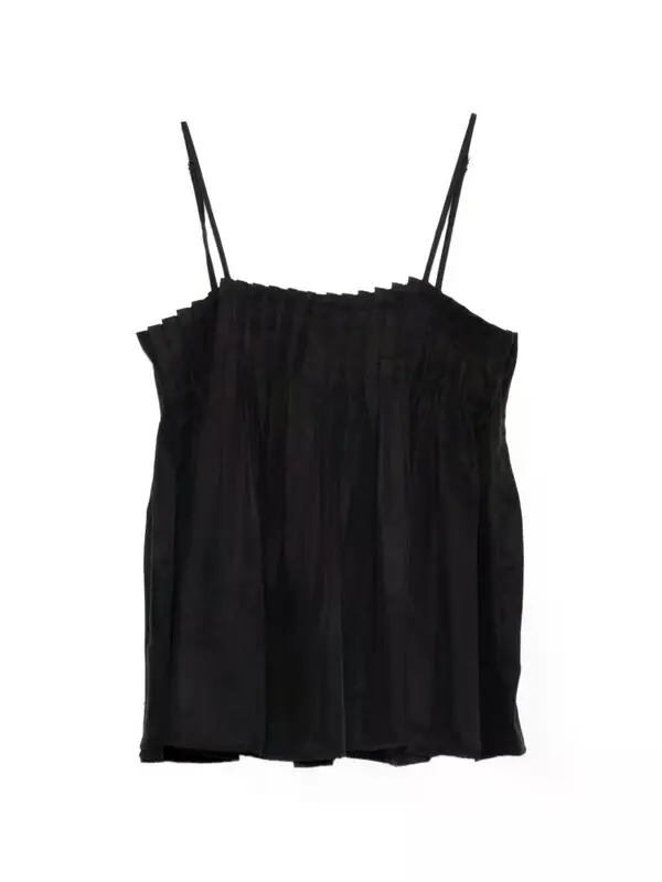 ELEH Pleated Sleeveless Top