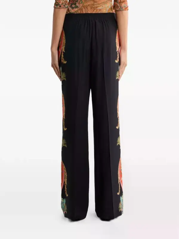 Etro Leafy Paisley Trousers