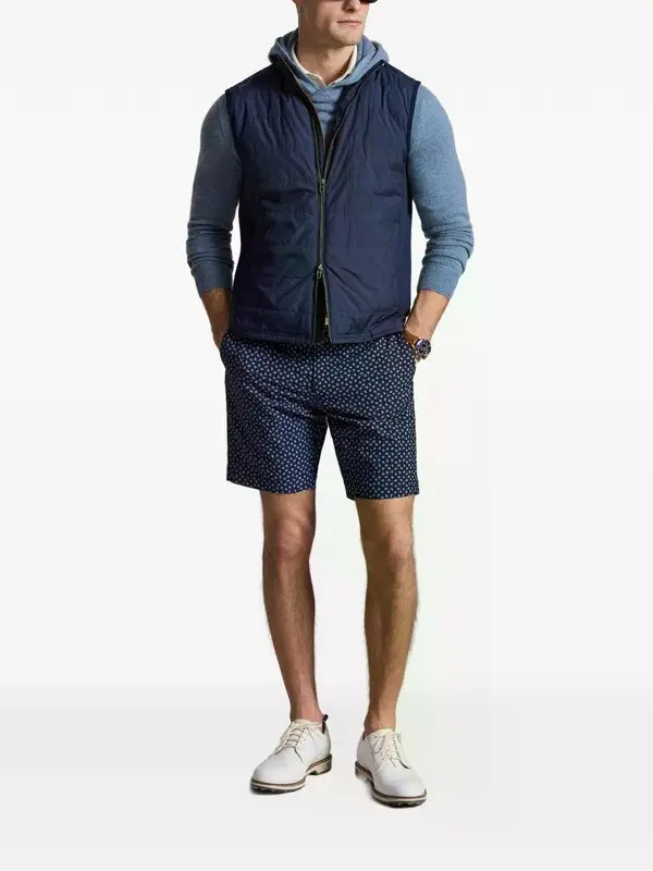 Rlx Ralph Lauren Woven Zip Vest - Blue
