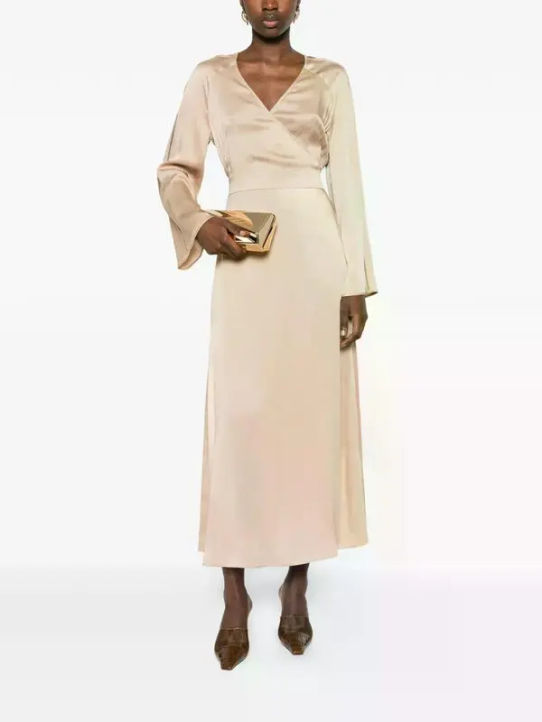 Fabiana Filippi V-neck Wrap Maxi Dress