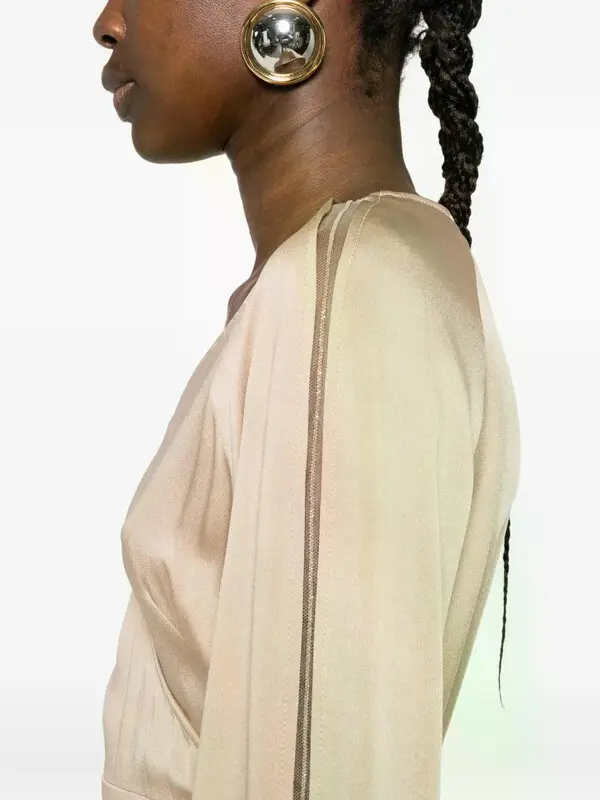 Fabiana Filippi V-neck Wrap Maxi Dress