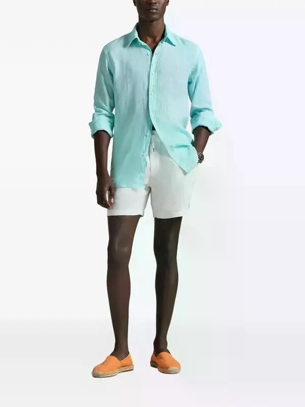 Polo Ralph Lauren Embroidered-pony Shirt - Blue