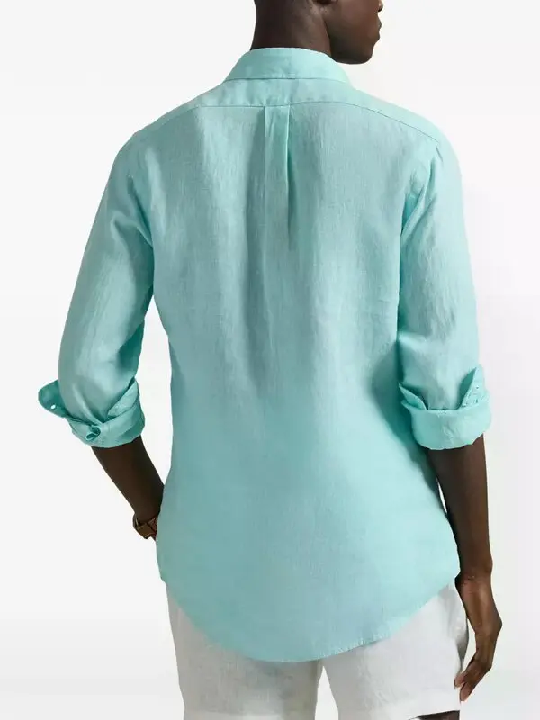 Polo Ralph Lauren Embroidered-pony Shirt - Blue