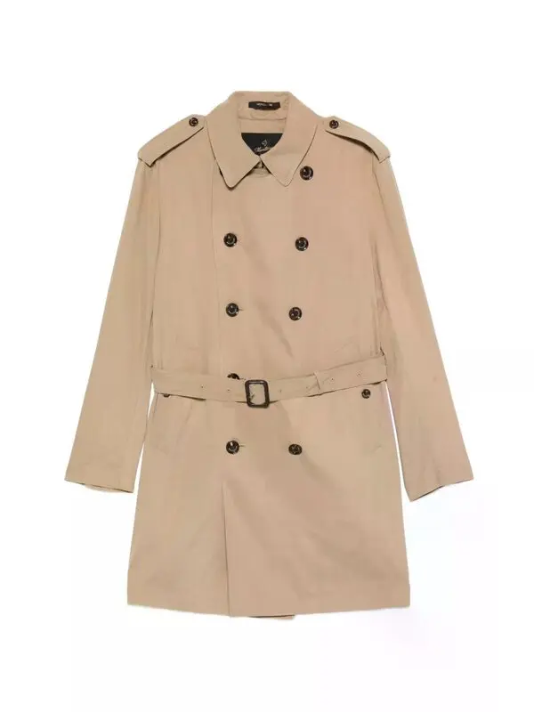 MONTECORE Belted Double-breasted Coat