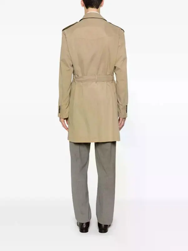 MONTECORE Belted Double-breasted Coat