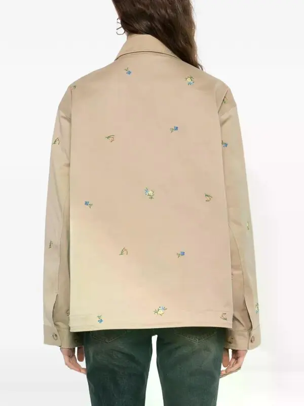 JNBY Floral-embroidered Jacket - Neutrals