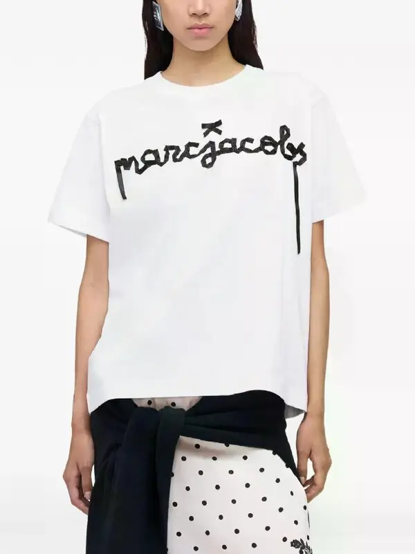 Marc Jacobs Logo-detail Ribbon T-shirt