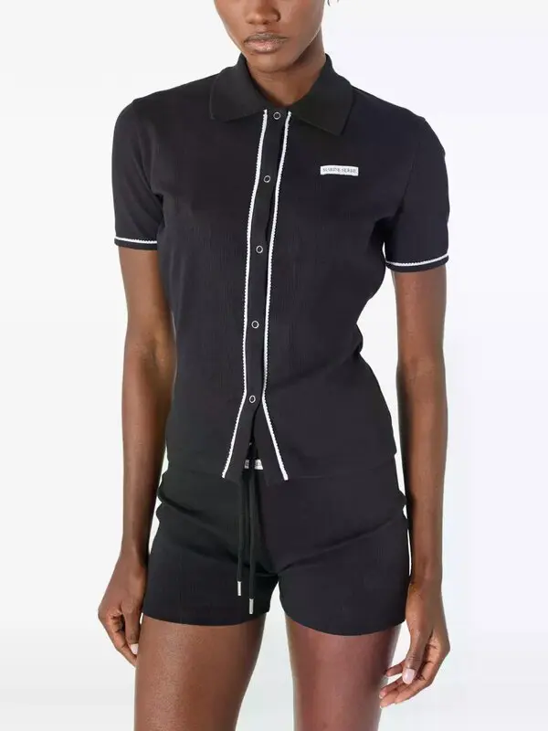 MARINE SERRE Drawstring-fastening Mini Shorts