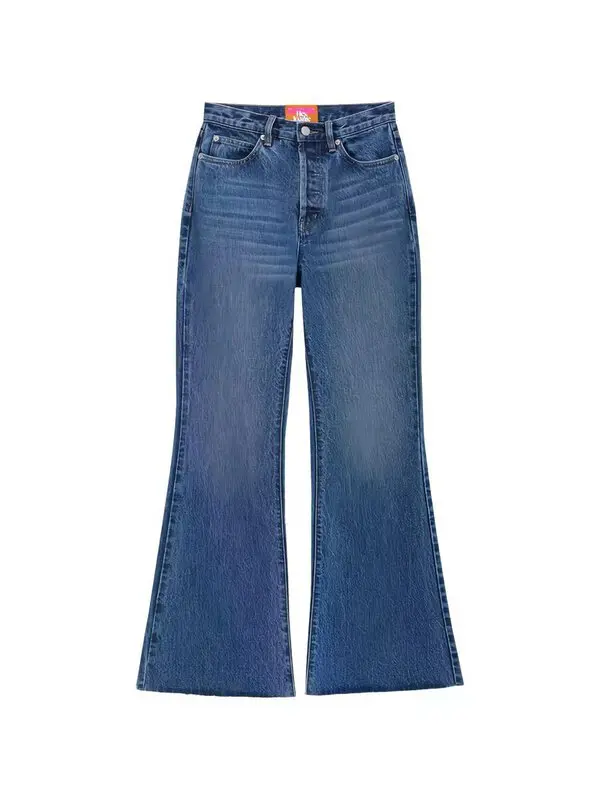 HEY JOANIE Eclipse Fray Flared Jeans