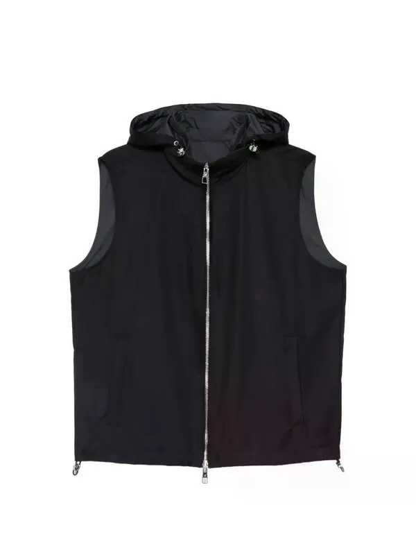 MONTECORE Hooded Zip Gilet - Blue