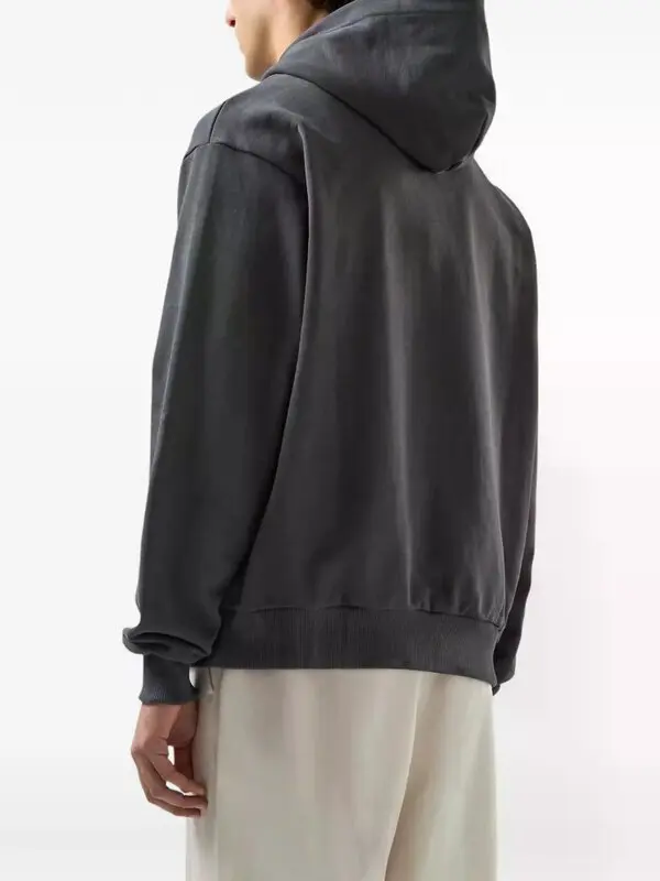 Gcds Rhinestones-embellished Hoodie - Grey