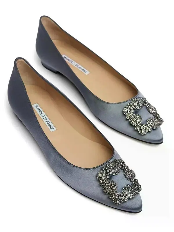 Manolo Blahnik Decorative-detail Flat Pumps